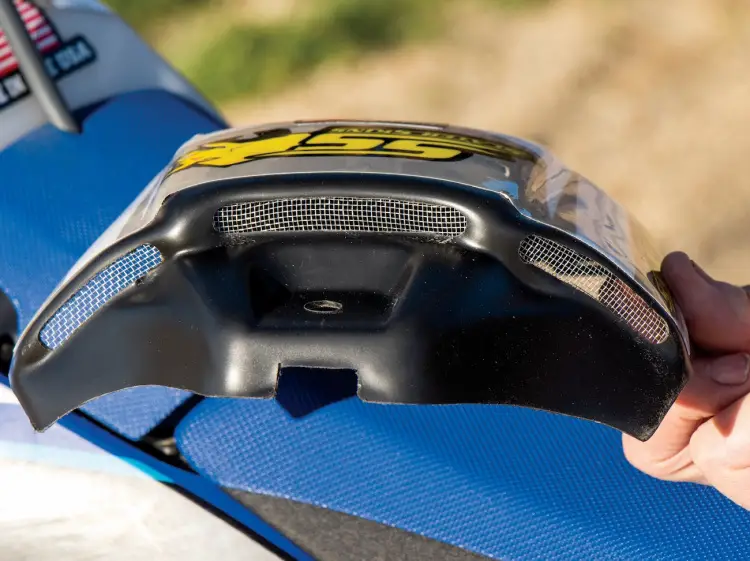 MXA TEAM TESTED: SLATER SKINS HIGH-FLOW YZ-F AIRBOX COVER - Motocross ...