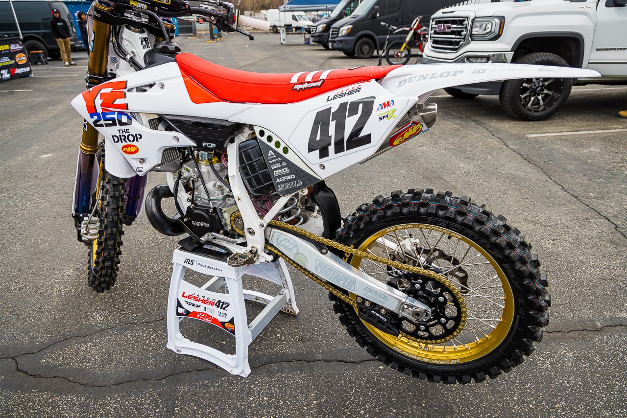 INSIDE JARED LESHER'S SX BUILT YZ250 TWO-STROKE