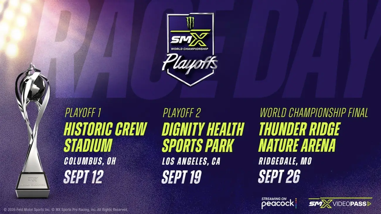 ALL-NEW VENUES FOR THE 2026 SUPERMOTOCROSS PLAY-OFFS - Motocross Action ...