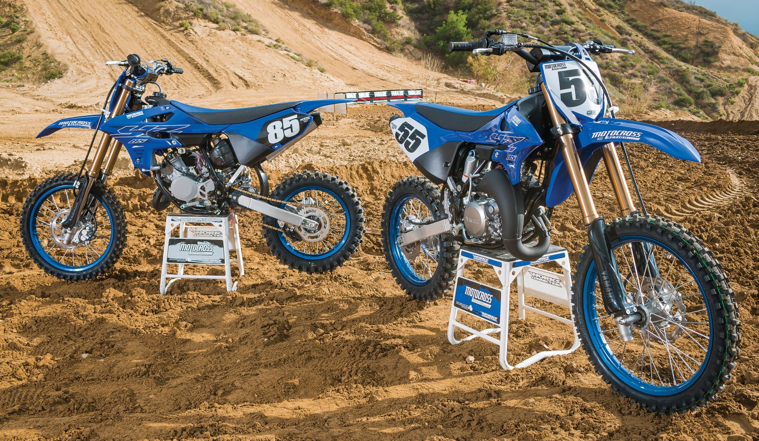 MXA RACE TEST: THE REAL TEST OF THE 2022 YAMAHA YZ85/ YZ85 LARGE WHEEL ...